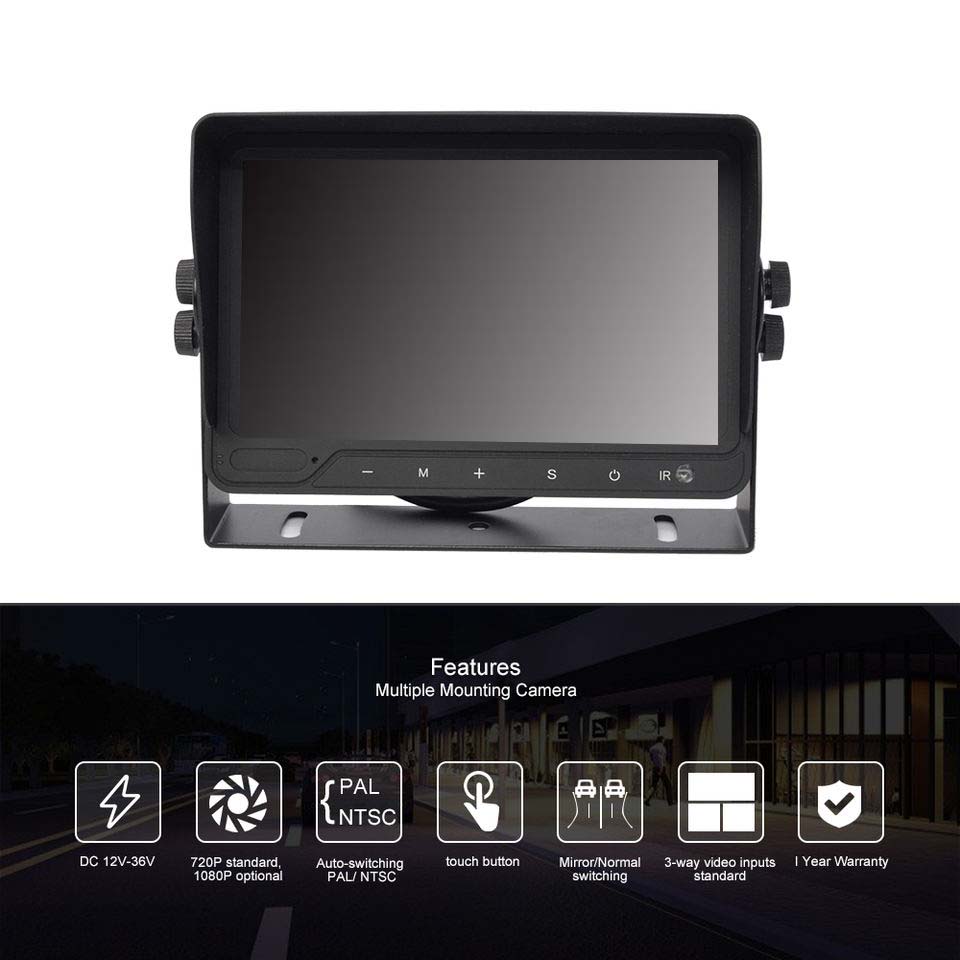 M706-HD Touch button monitor - Best China Vehicle Safety Solutions Manufacturer